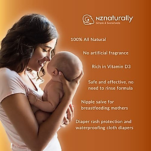 Pure New Zealand Lanolin EP Grade 20g-Effective nipple cream rich in vitamin D3