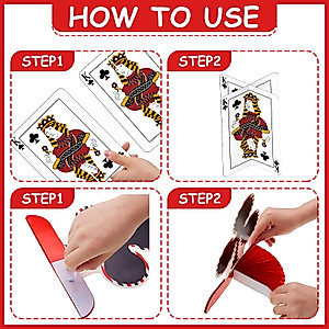 12 Pieces Casino Party Decorations Casino Table Centerpieces Casino Honeycomb Centerpieces Poker Party Decorations Casino Table Toppers Poker Table Centerpieces for Casino Poker Party Supplies