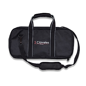 3 Claveles 1715 Black Polyester Knife Holder