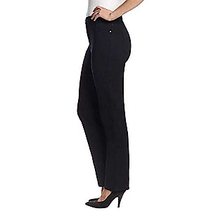 Gloria Vanderbilt Ladies' Amanda Stretch Denim Jeans, High Waisted Black Pants for Women, Business Casual