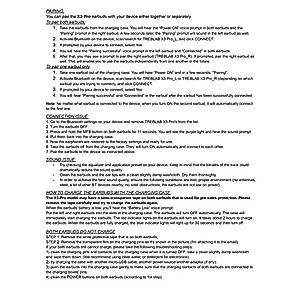 Treblab X3 Pro - True Wireless Earbuds with Earhooks - 45H Battery Life, Bluetooth 5.0 with aptX, IPX7 Waterproof Headphones - TWS Bluetooth Earphones with Charging case for Sport, Running (Renewed)