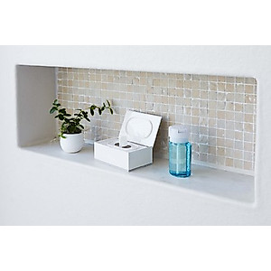 Yamazaki Industries 7862 Wet Wipes Case, Veil, White