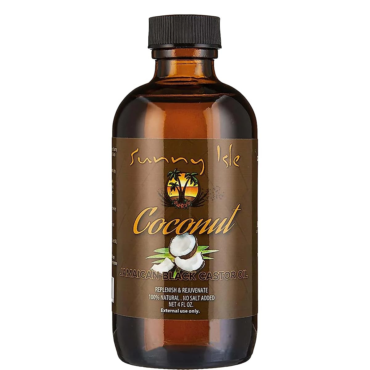 Sunny Isle Coconut Jamaican Black Castor Oil 4oz