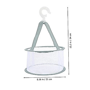 STOBAZA 2pcs Powder Puff Clothes Basket Mini Powder Puff Beauty Sponge Collapsible Clothes Rack Drying Basket Cloth Drying Hanger Drying Rack Drying Net Beauty Egg Drying Basket Small