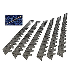 Dreffco Stainless Steel Fire Pit Gas Burner Support Flange Kit for Your Outdoor Landscape Block Fire Pit. Makes Installation Easy and Safe! 6-Piece Kit for 34"-38" Burner Pans.
