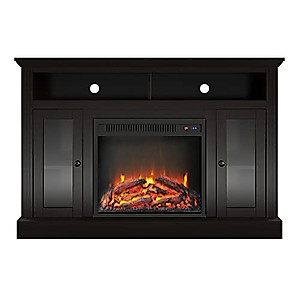 Ameriwood Home Chicago Electric Fireplace TV Console for TVs up to a 50", Espresso