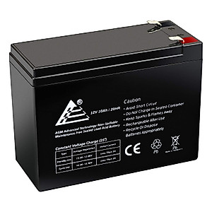 ExpertPower SLA Replacement Battery 12V 10AH AGM Battery- Sealed Lead Acid- Rechargeable & Maintenance Free ECI Power