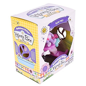 Sunny Days Entertainment Honey Bee Acres Rainbow Ridge Fantasy Collectible Toy Figure Series, Surprise Set Includes Flocked Poseable Figure with Accessory, Assorted Style, Great Gift for Girls 3+