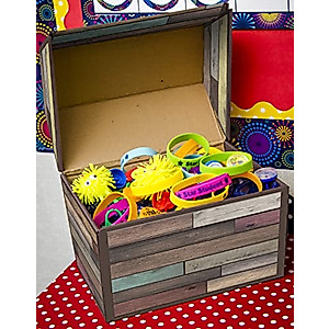 Teacher Created Resources Reclaimed Wood Cardboard Chest (TCR8588)