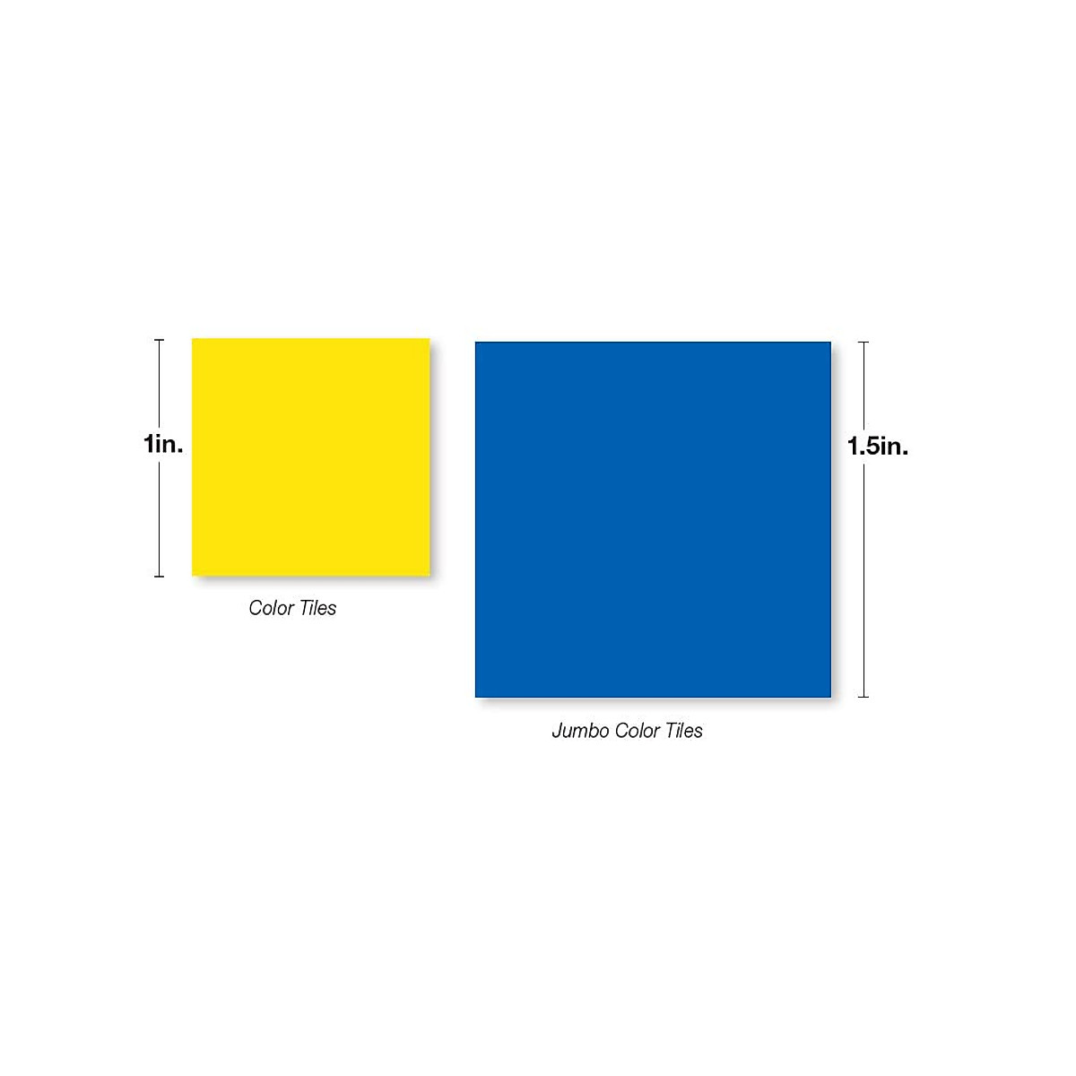 hand2mind Jumbo Foam Square Color Tiles, Color Sorting, Math Counters for Kids, Counting Manipulatives, Colored Foam Squares, Math Manipulatives, Bingo Chips, Game Tokens, Tiles Learning (Set of 200)