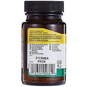 Country Life Selenium, Yeast Bound, Supports Immune Health, 100mcg, 90 Tablets, Certified Gluten Free, Certified Vegan, Certified Halal