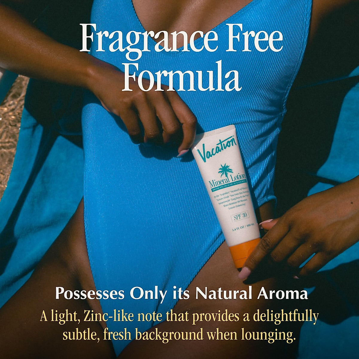 Vacation Mineral Lotion Sunscreen SPF 30 & Air Freshener Bundle, Non-Nano Zinc Oxide Formula, No White Cast, Water-Resistant, Dermatologist-Tested, Vegan, Travel Size, 3.4 Fl. Oz.