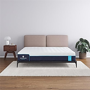 Signature Sleep Bliss 10 Inch Charcoal Cool Gel Memory Foam Mattress-in-a-Box, Medium, Certipur-US and Oeko-TEX, King