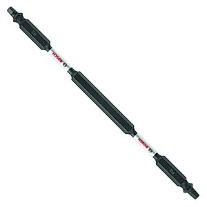 BOSCH ITDESQ26B 10-Pack 6 In. Square #2 Impact Tough Double-Ended Screwdriving Bits