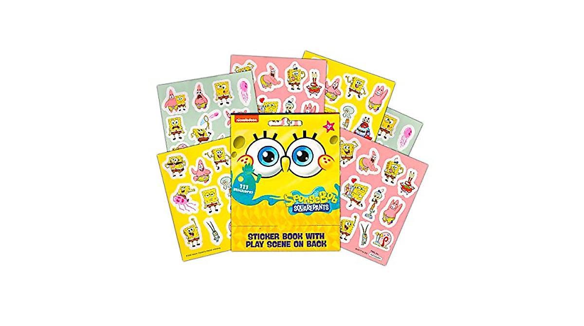 SpongeBob Poster Pack for Kids - 12 Vibrant Wall Art & Stickers