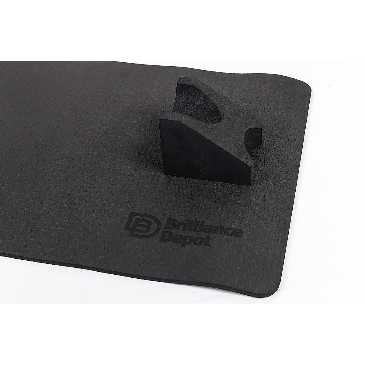 Brilliance Depot Guitar Mat with Cradle Neck Support - Durable, Non-Slip High Quality TPE Material - Complete with Microfiber Guitar Cloth