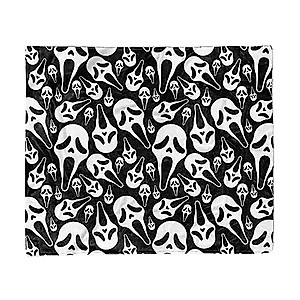 Lament Configuration Ghostface Scream, Halloween Decoration Throw Blanket for Women Men Girls Boys Couch Sofa Bed Decor 60" x 50" (150cm x 130cm)