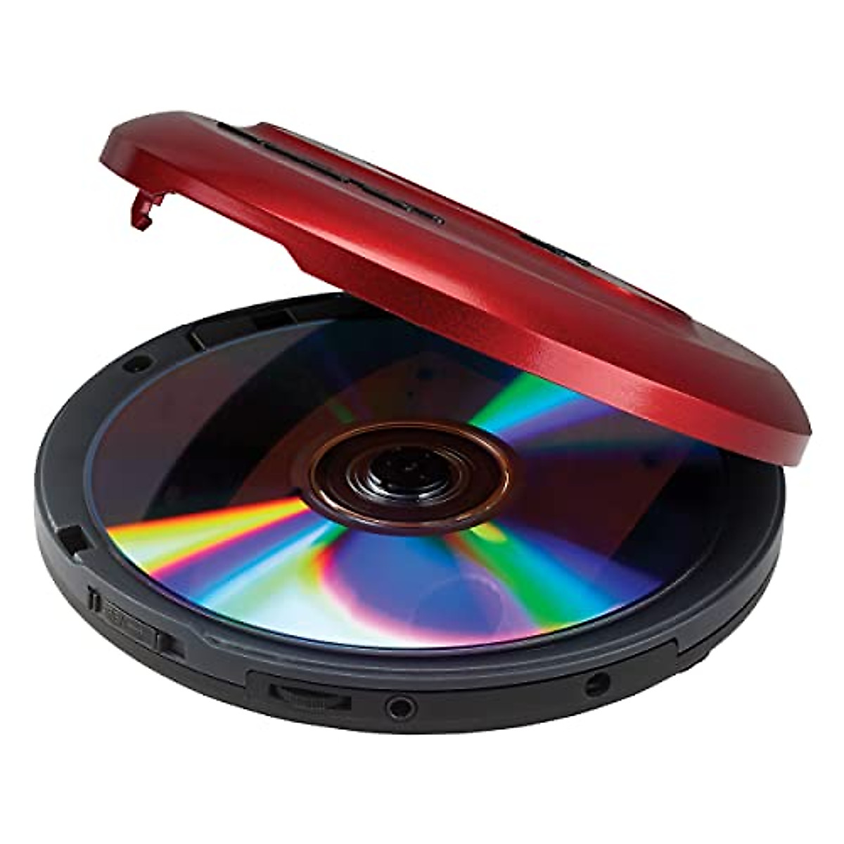 Jensen CD-65 Portable Personal CD Player CD/MP3 Player + Digital AM/FM Radio + with LCD Display Bass Boost 60-Second Anti Skip CD R/RW/Compatible Sport Earbuds Included