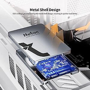 Netac 1TB SATA Internal Solid State Drive SSD Up to 550MB/s 2.5 Inch Internal SSD 3D NAND Easy to Install for Laptop Computer Upgrade Speed Game