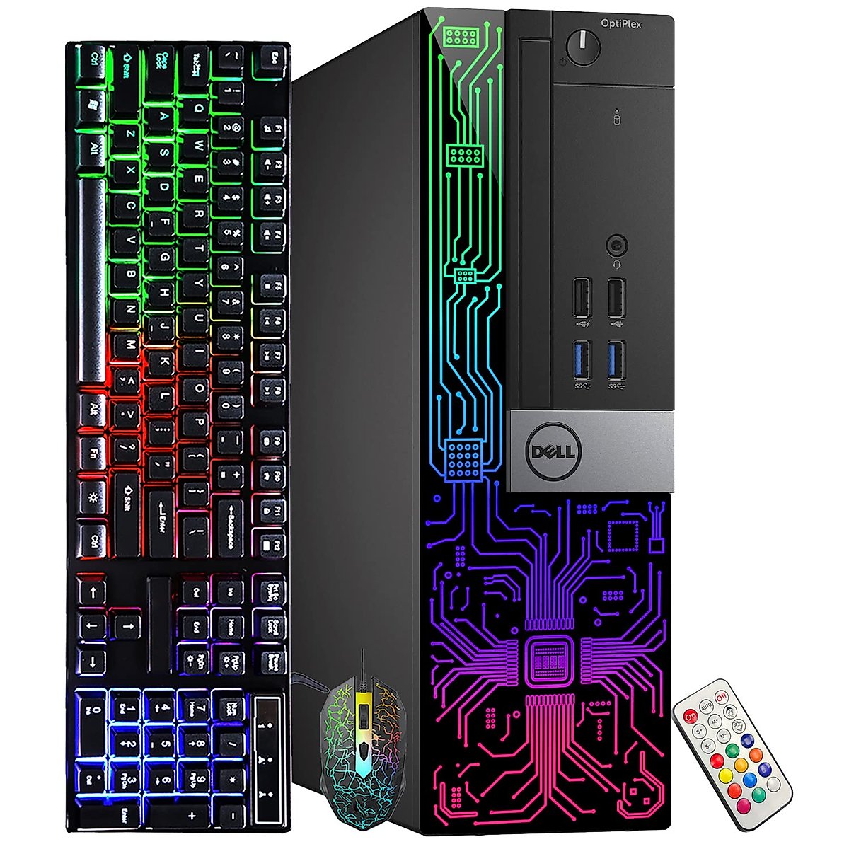 Dell OptiPlex 7040 Small Form Factor RGB Desktop PC, Intel Quad Core i5-6500 up to 3.6GHz, 16G DDR4, 512G SSD, Windows 10 Pro 64 Bit-Multi-Language (Renewed)
