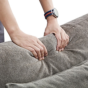 Eafurn U-Shaped Symmetrical Sectional Sofa with Storage Chaise Lounge,128.3" Oversized Corner Couches with Detachable Cushion,6-Seater Sofa&Couches for Living Room Furniture Sets, 4 Lumbar Pillows