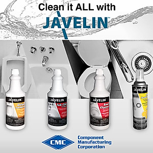 Javelin Urinal Treatment | Dissolves Uric Salt Build Up in Drains, Opens Fully Clogged Urinals | 32 Fl. Oz.