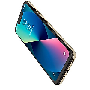 iP13 Pro Unlocked Smartphone for 11, 6.2 FHD Unlocked Cell Phone, Face Unlock, 4GB 64GB, Dual SIM, 7000mAh, Dual Camera, T Mobile,for Support (Gold)