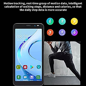 Unlocked 3G Smartphone for Android, 5.45inch Screen Cellphone 512MB 4GB Dualcore CPU Dual Cards Dual Standby HD Dual Camera Support Face Recognition,WiFi,BT,FM