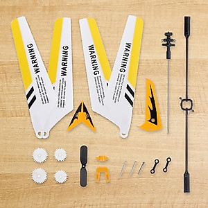 ibasenice RC Helicopter Replacement Parts - A Helicopter Blade Connect/SG Buckle Shaft Inner S Tail Balance, Spare Blades for RC Helicopter
