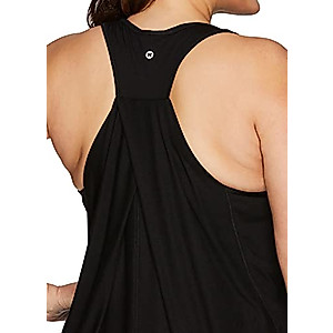 RBX Active Women's Plus Size Fashion Flowy Yoga Workout Tank Top Tunic S21 Black 3X