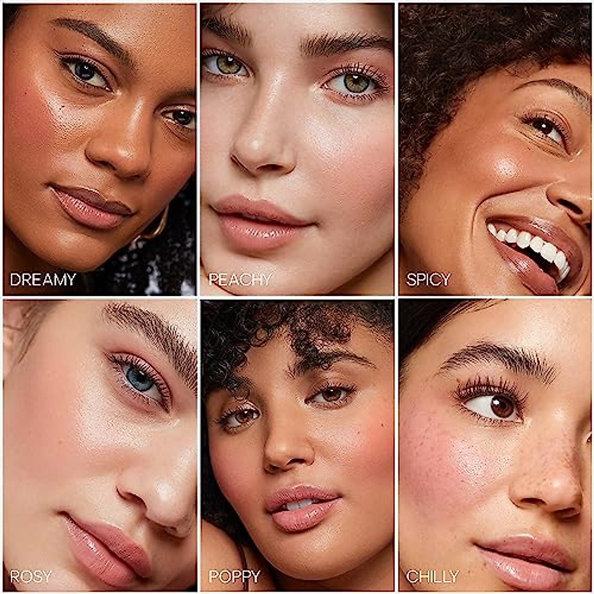 Saie Dew Blush - Lightweight Liquid Blush with a Blendable + Buildable Cream Finish - Dewy Cheek Tint with Doe Foot Wand Makeup Applicator - Mauve Blush - Chilly (.40 oz)