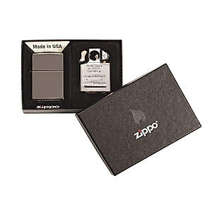 Zippo Black Ice Lighter & Pipe Insert