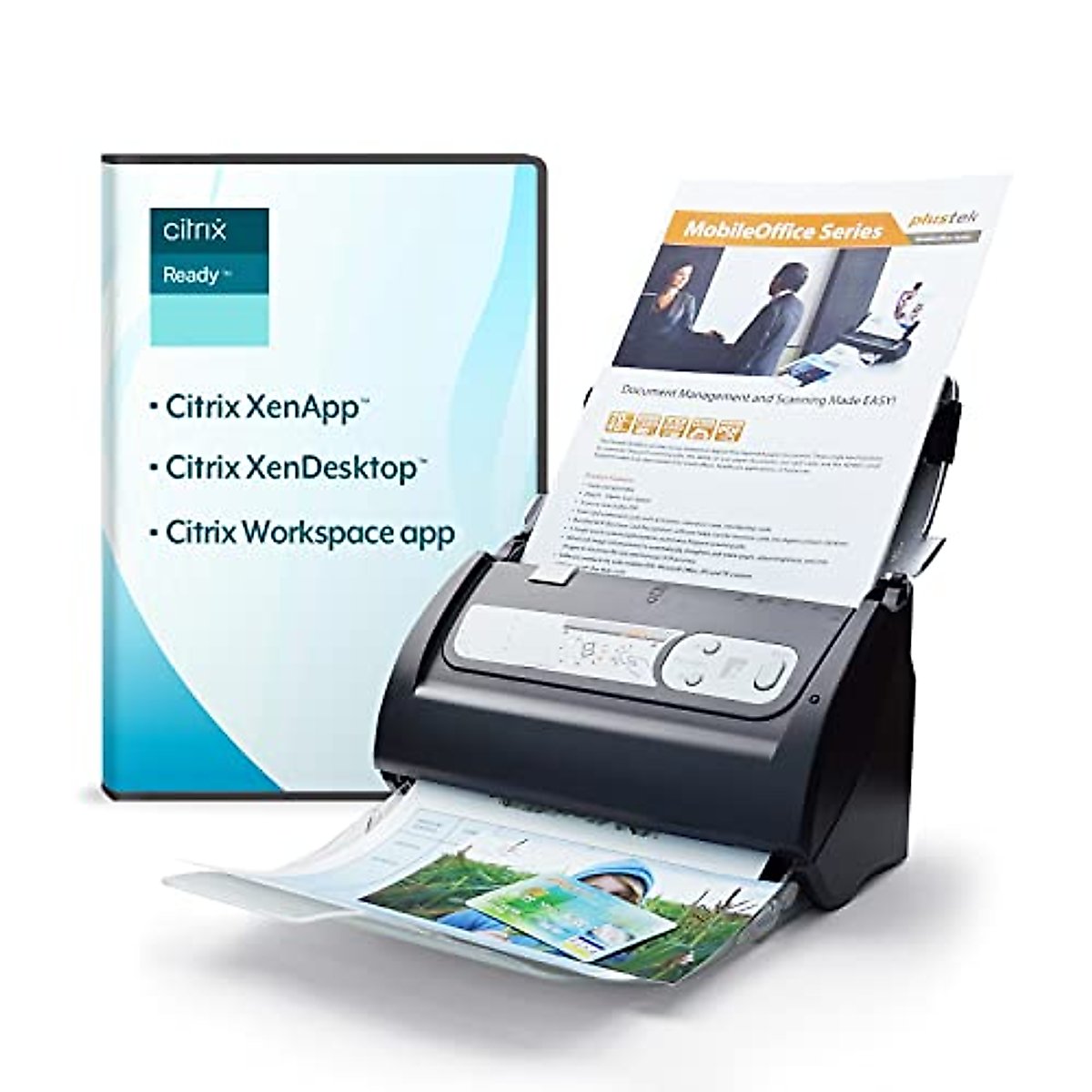 Plustek SmartOffice PS286 Plus Document Scanner for PC and Mac, Twain Support and Citrix Ready