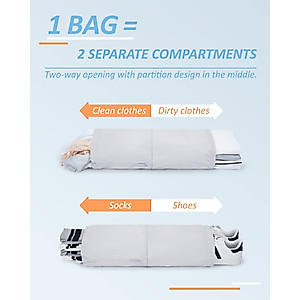 BAGSMART 6 Set Compression Packing Cubes for Travel, Lightweight Vacation Travel Essentials, Travel Accessories for Suitcase Organizer Bags Set, Durable Luggage Organizer Travel Bags