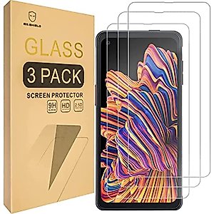 Mr.Shield [3-Pack] Designed For Samsung Galaxy Xcover Pro [Tempered Glass] [Japan Glass with 9H Hardness] Screen Protector with Lifetime Replacement