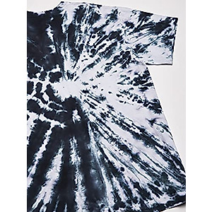 Liquid Blue unisex adult Kiss Destroyer 1976 Tie Dye Short Sleeve T-shirt T Shirt, Multi Colored Tie Dye, Large US