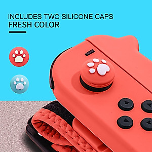 NANANINO Dance Switch Wristband, Wrist Bands for Dance Switch 2023 2022 2021 2020 2019, Adjustable Elastic Straps for Joy-Cons Controller (2 Packs for Kid)