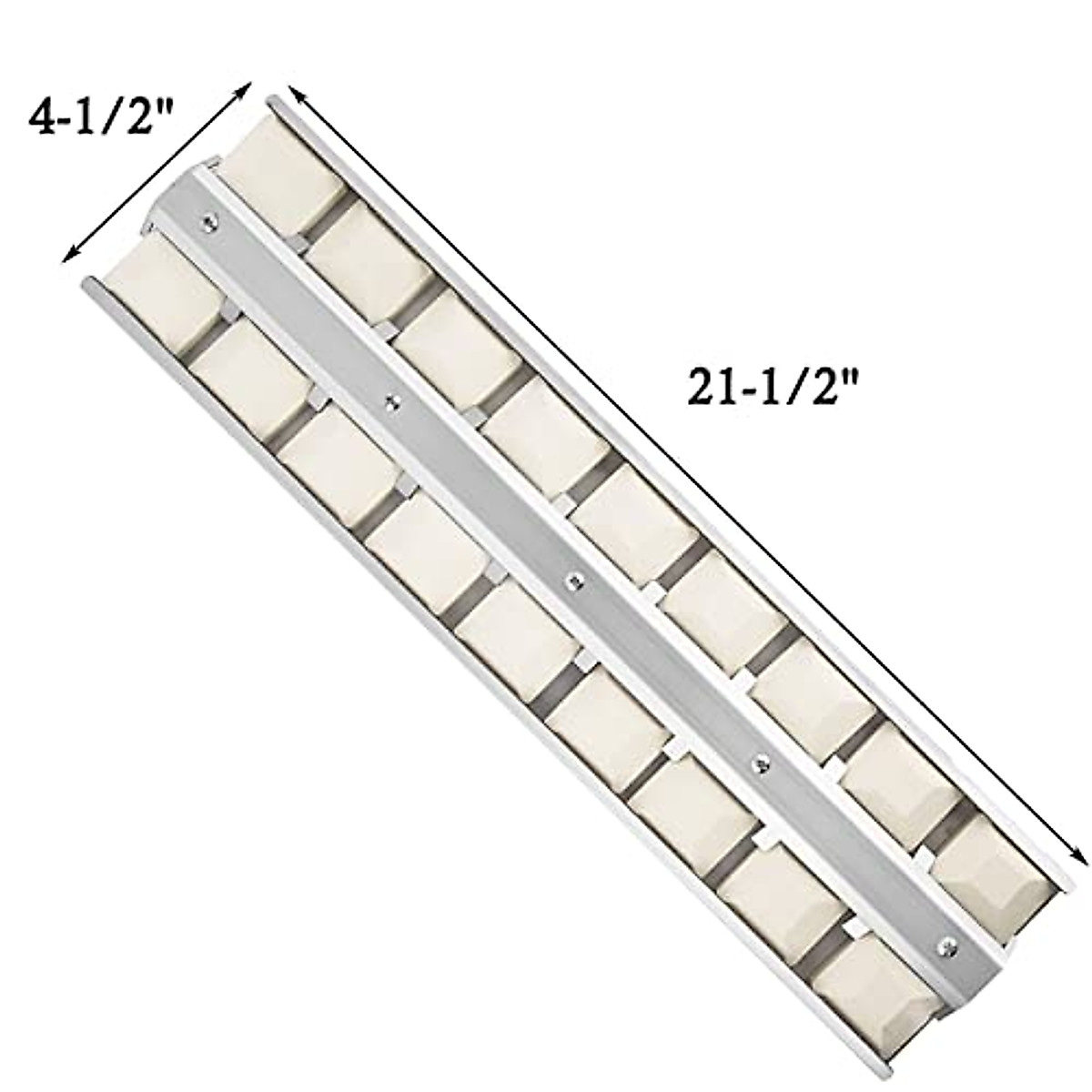 Dongftai Z3238A (4-Pack) Viking BBQ Grill Briquette Tray,Heat Plates 21-1/2" X 5-1/2" Replaces Viking Part 032381-000