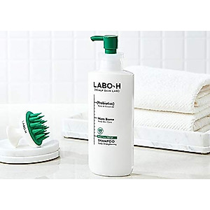 LABO-H Probiotics Hair Loss Symptom Relief Scalp Skin Care Kit, Shampoo Scalp Strengthening 400ml / 13.5 fl oz + Probiotics Hair Loss Symptom Relief Scalp Strengthening Treatment 200ml / 6.8 fl oz