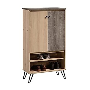 Home Basics SS34063 Shoe Cabinet, 6 Tier, Natural