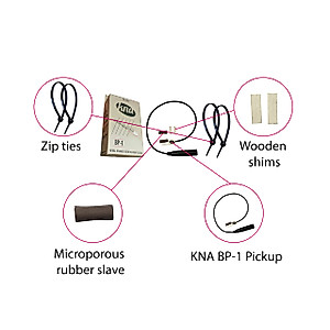 KNA Pickups, 5-String Portable Piezo Banjo Pickup (BP-1)