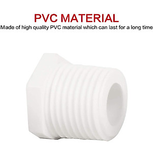 20 Pcs of PVC Pipe Plug,Eau 3/4 NPT Water Heater Drain Plug Compatible with RV,Irrigation,Underground Sprinkler Systems,Swimming Pools,Outdoor Applications and Water Supply Lines.
