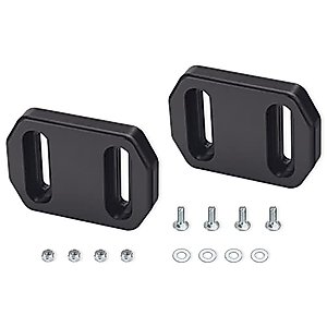 2 Pack Height Adjust Composite Skid Shoe Replaces 784-5580,784-5580-0637 for MTD 2-Stage Snow Thrower Models 1992 and After - with Bolts and Nuts