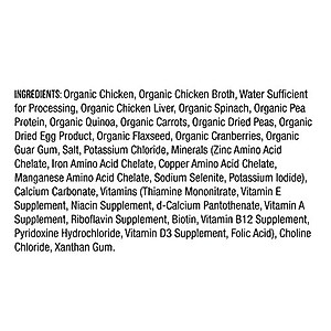 Castor & Pollux Organix Tiny Feasts Organic Chicken, Quinoa & Carrot Stew Dog Food Trays, 3.5 Ounce (Pack of 12)