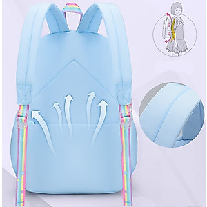 Unicorn Kids Backpack Girls Backpacks Elementary Bookbags School Bags Daypacks Send Pendant