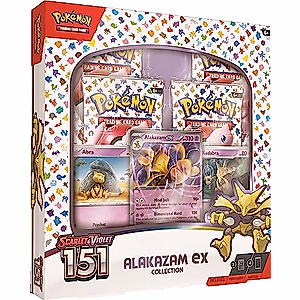 Pokemon TCG Scarlet & Violet 3.5 Pokemon 151 Alakazam Ex Box