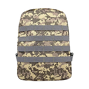 Silfrae Outdoor Camo Backpack Children Daypack for Camping Hiking (Digital Camo)