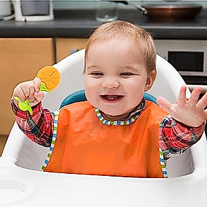 Teething Toys for Babies 6-12 Months(5 Pack), Tinabless Baby Teething Rings Set, Natural Organic Freezer Safe for Infants and Toddlers, Silicone Teethers for Babies 0-6 Months