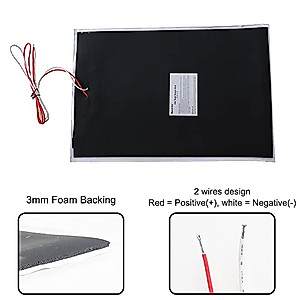 Maichis 12V RV Tank Heater Pad 12" x 18", RV Water Tank Heating Pad with Automatic Thermostat, use for RV Fresh Water | Grey Water | Black Water Tank, Battery Warmer Pad, 12Volts DC