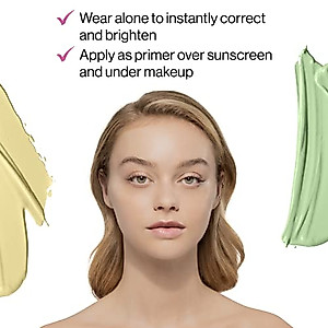 wet n wild Prime Focus Glass Skin Correct Primer Bright Crystal Finish, Green, 0.91 Fl Oz